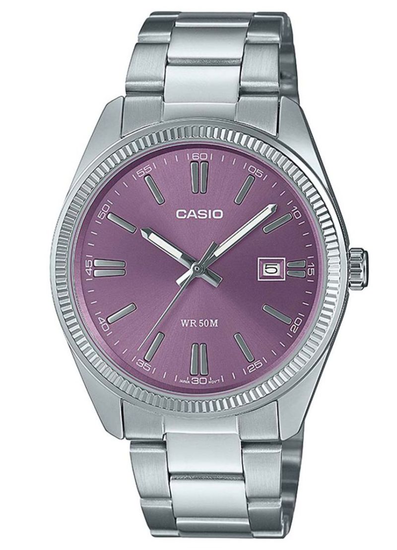 Violetti miesten Casio | Neo-Display-valaistuksella varustettu ...